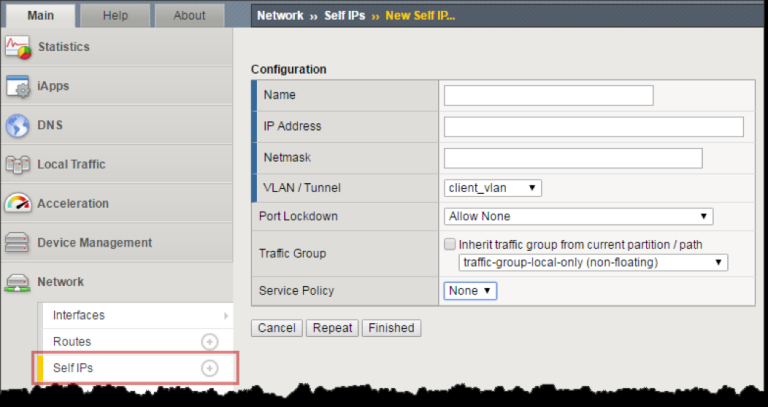 What is F5 Self IP and Floating Self IP Address?